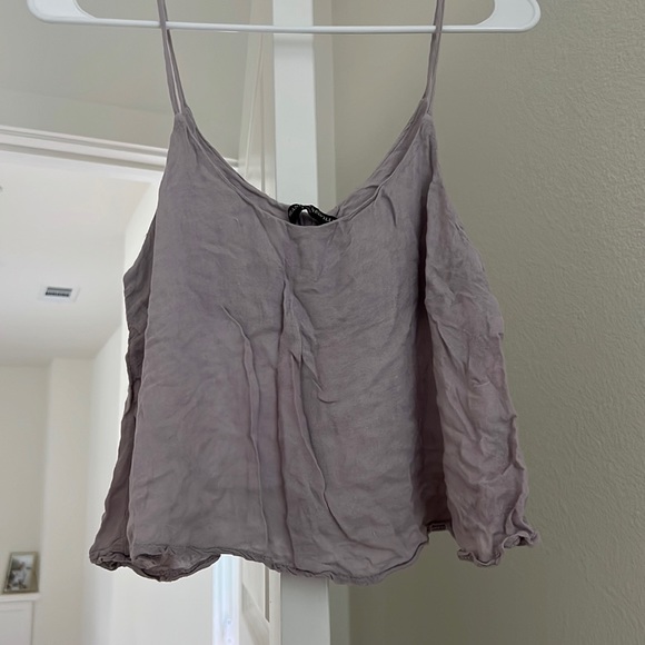 Brandy Melville | Tops | Brandy Melville Lavender Crop Top | Poshmark